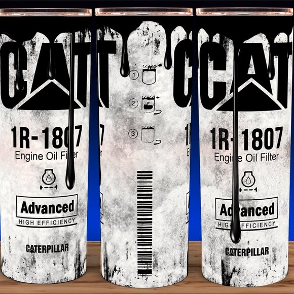 Caterpillar | Dining | Cat Caterpillar R187 White Distressed Oil Lube ...